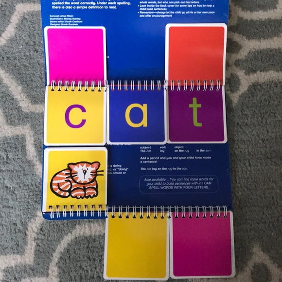 Toys | I Can Spell Words With Three Letter Activity Book | Poshmark